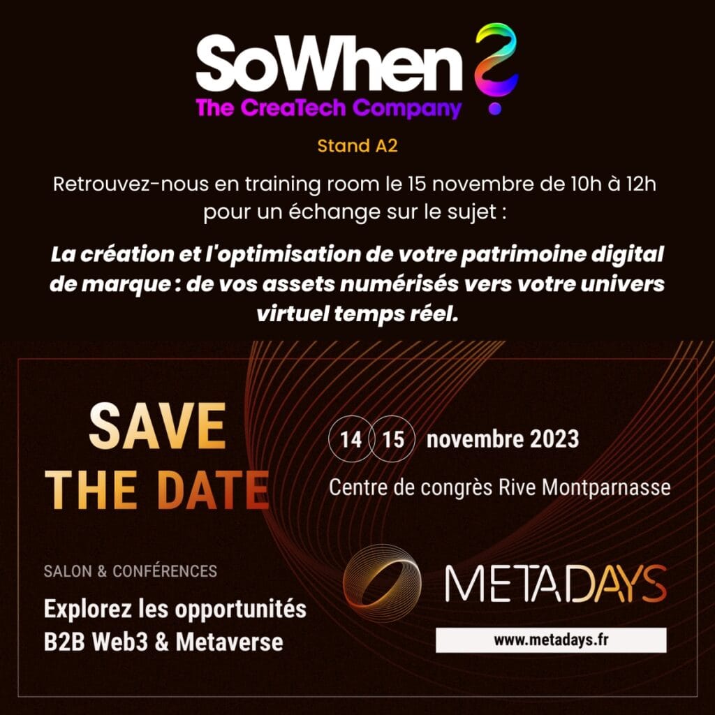 SoWhen? sponsor de Metadays